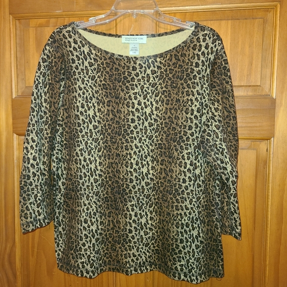 Jones New York | Tops | Womens Leopard Print Top | Poshmark